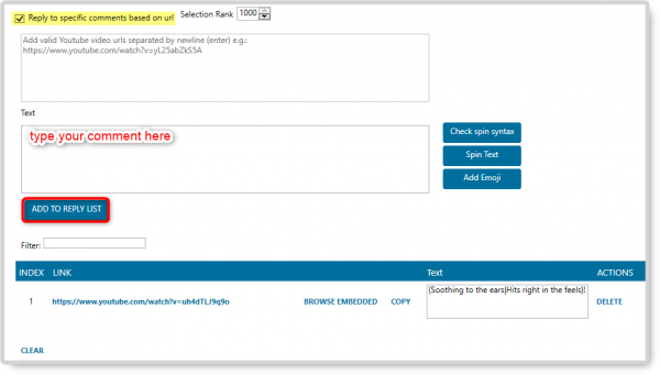 YouTube Like/Reply Comments Tool - Jarvee
