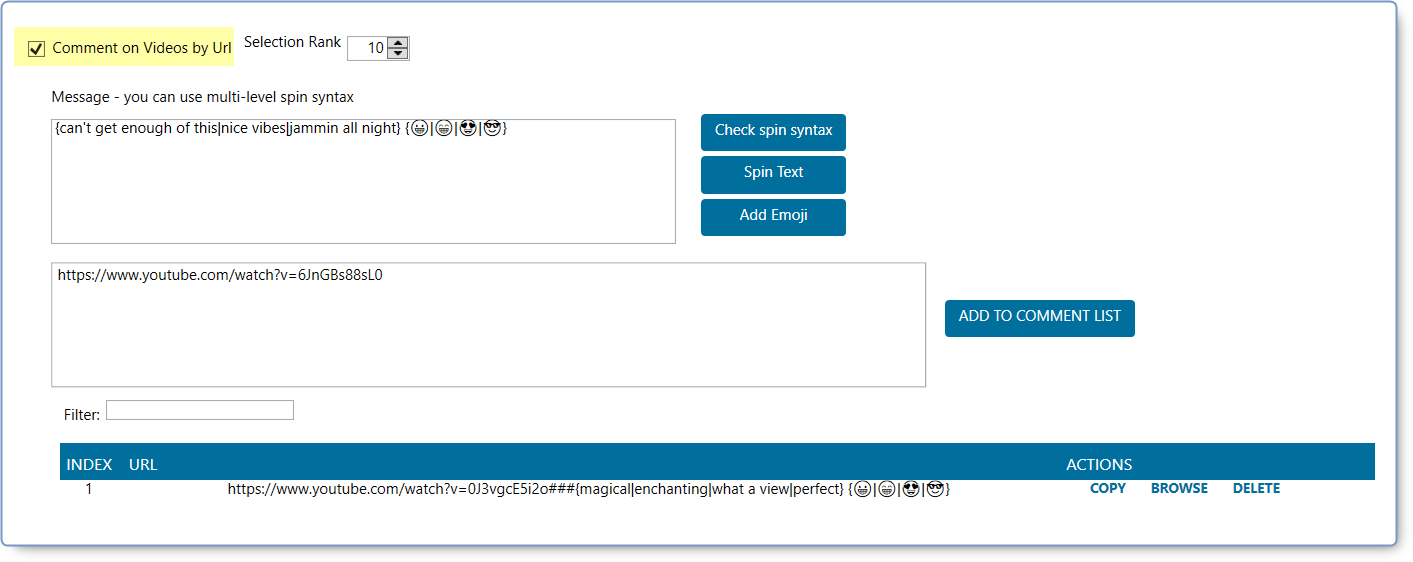 YouTube Comment Tool - Jarvee