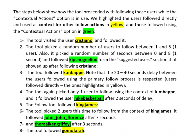 Instagram - How Contextual Actions Work For Instagram Follow, Unfollow and Like tools - Jarvee