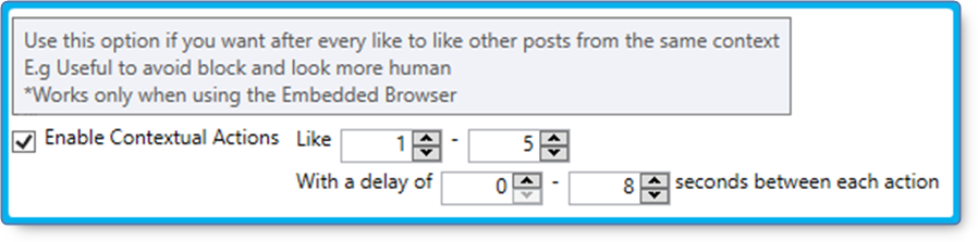 How Contextual Actions Work For Instagram Follow, Unfollow and Like tools - Jarvee