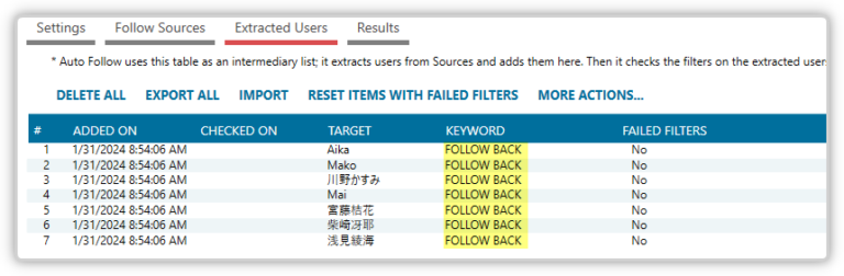 Twitter Follow Back Tool - Jarvee